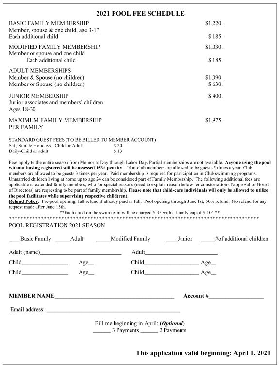 Pool - Douglaston Club - Douglaston, NY